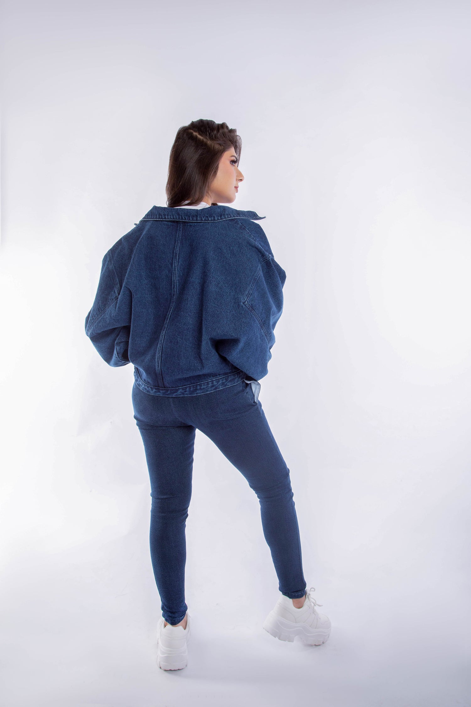 Dark blue butterfly jacket – Excel Group