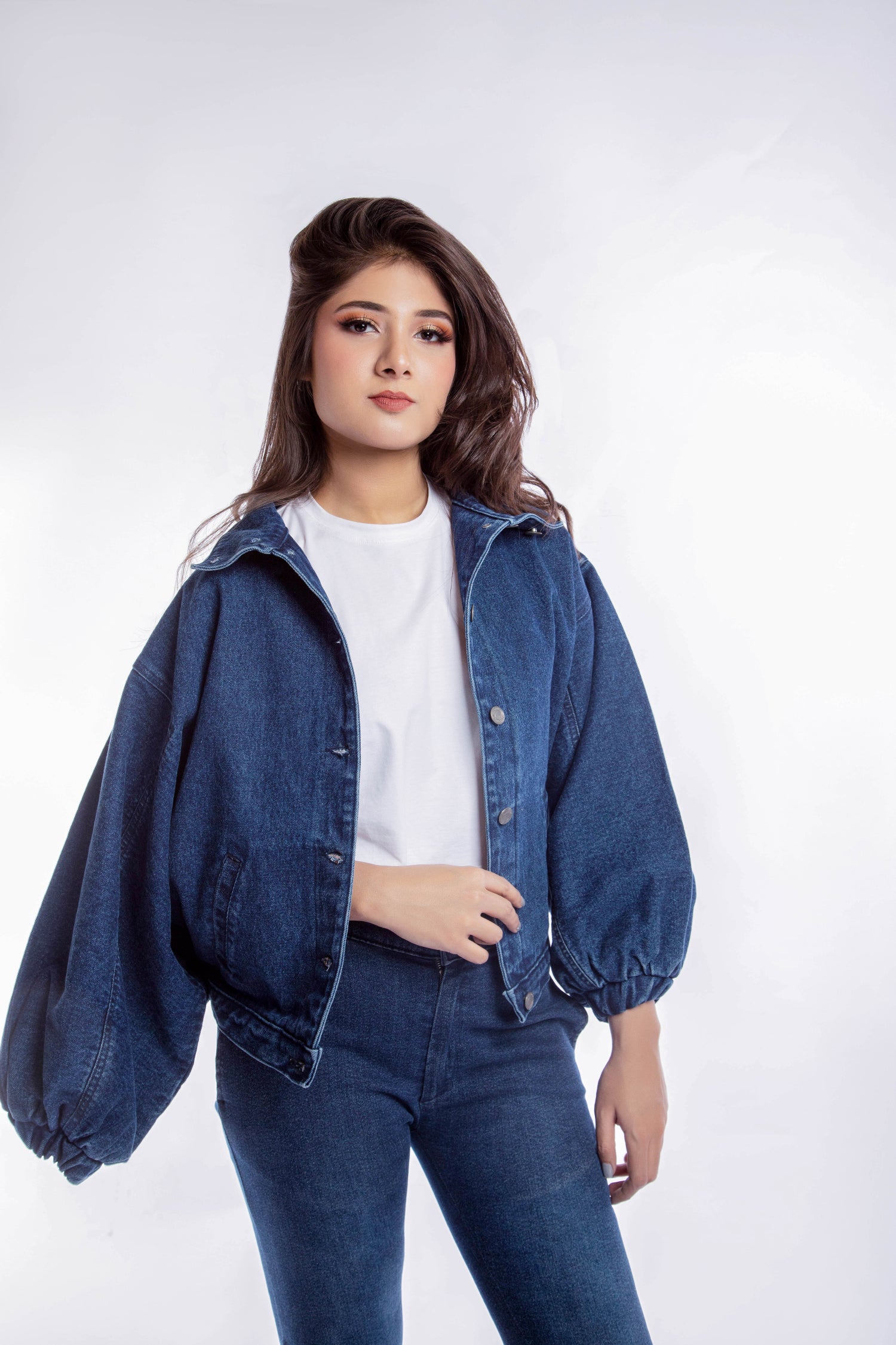 Dark blue butterfly jacket – Excel Group