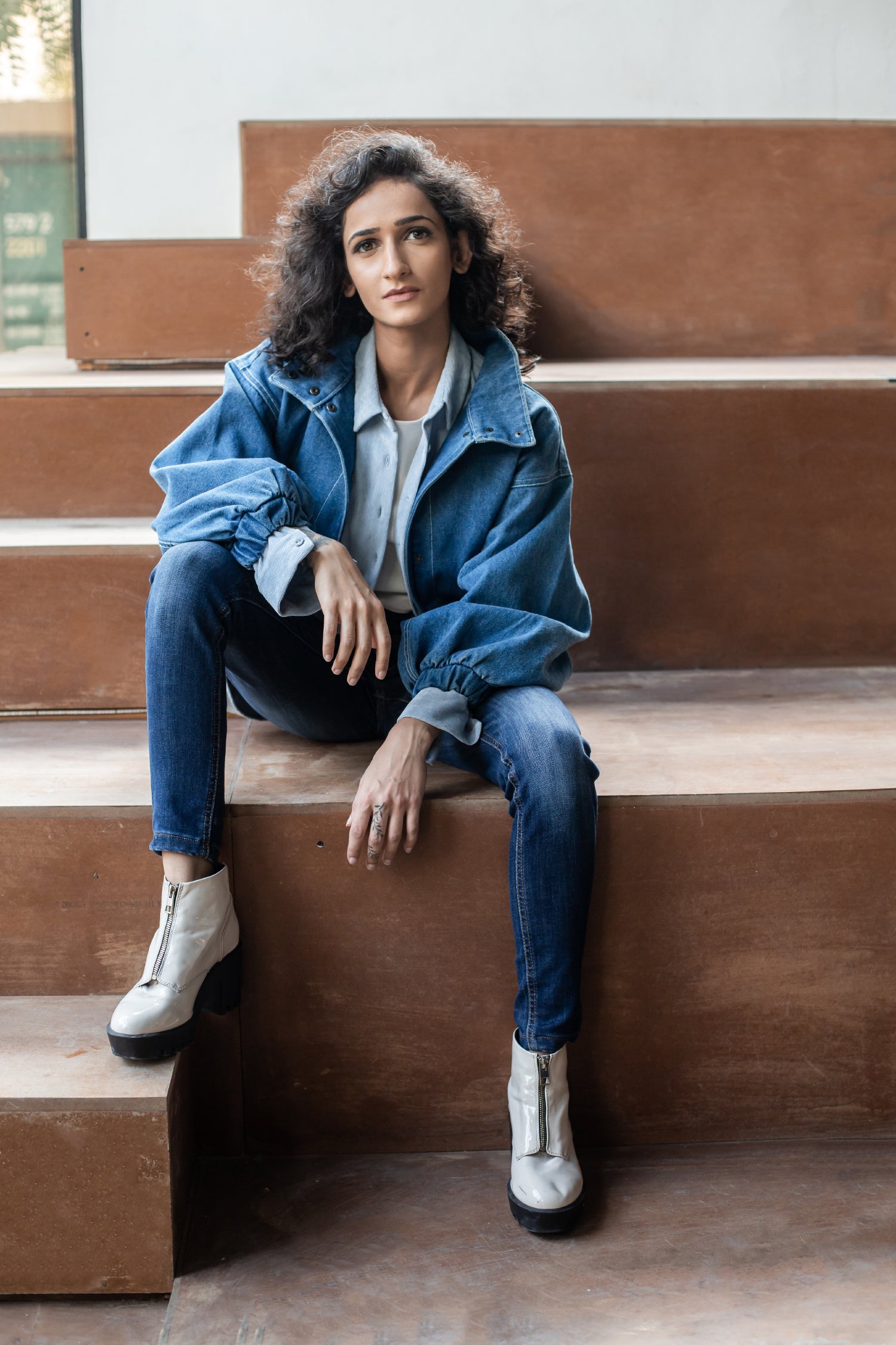Light blue Butterfly Jacket – Excel Group